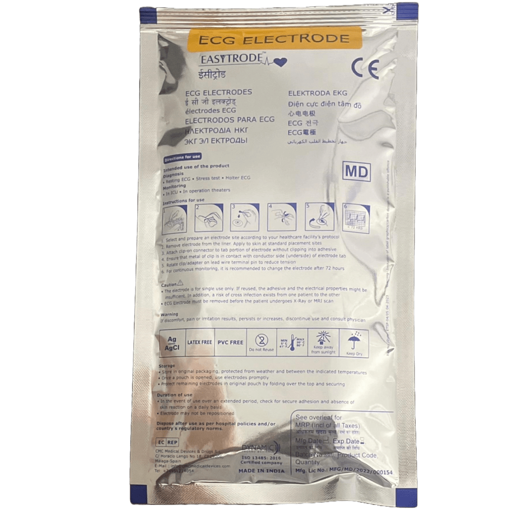 Disposable ECG Electrode - Pack of 50 Piece - Medsby